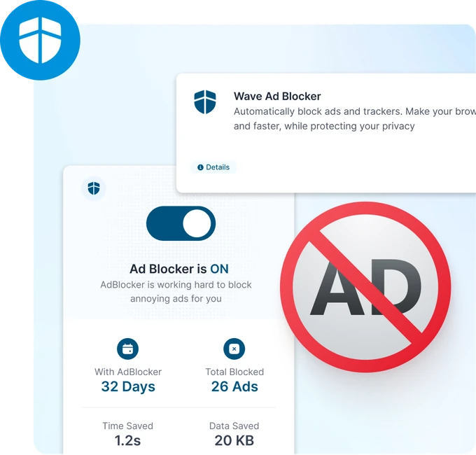 Private Browsing Features with Ad Blocker | Wave Browser